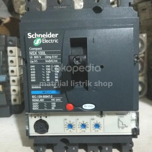 Jual schneider Mccb nsx100L 3p 150KA - Jakarta Pusat - matrlial listrik ...