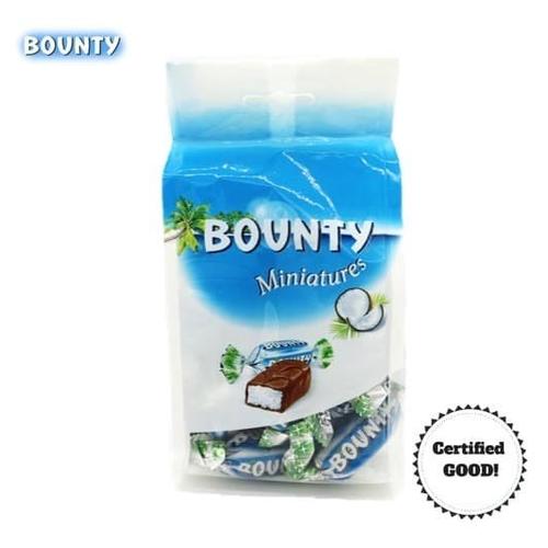 Jual Bounty Miniatures Milk Chocolate Mini Bars Cokelat Kelapa Coklat ...