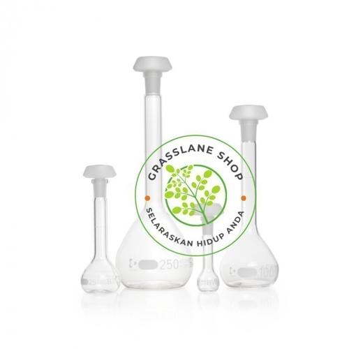 Jual Labu Ukur Volumetric Flask Glass 2000 ml 2 L Kaca Class A Duran ...