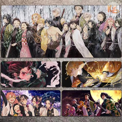 Jual Demon Slayer Gaming Mousepad 80x30cm Anti Slip Kimetsu No Yaiba ...