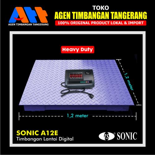 Jual Timbangan Lantai Sonic A12E 1 ton Platform size 1.2meter x 1 ...