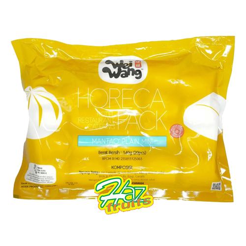 Jual Wei Wang Mantao Plain Mini/Mantau Plain Mini 340 gram (20pcs ...