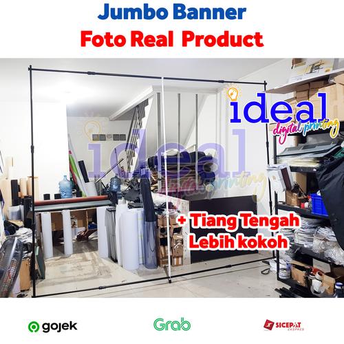 Jual BACKWALL /JUMBO BANNER STAND UK 2.4m x 2.4m BACKDROP/TRIPOD BANNER ...
