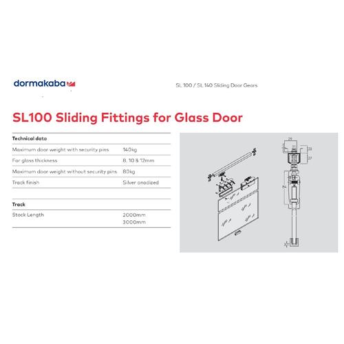 Jual Dorma Sliding Manual SL 100 for Glass Door - Jakarta Utara ...