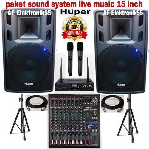 Jual Paket Sound System Full Huper 15 Inch + Mixer Huper Original - Jakarta Barat - AF ...