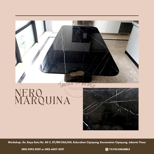 Jual Kitchen Set Marble I Nero Marquina Marble| Marmer Slab Hitam ...
