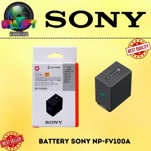 Jual BATTERY SONY NP-FV100A / BATERAI SONY NP-FV100A - Jakarta Barat - Gravity Kamera | Tokopedia