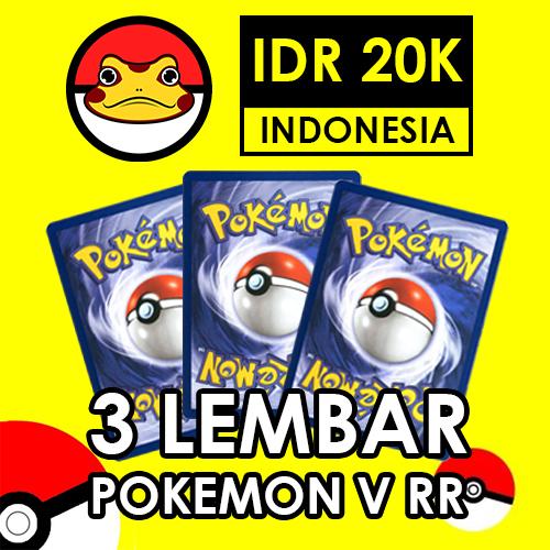 Jual Promo Set 3 Kartu Pokemon V RR - Original TCG Pokemon Indonesia - Jakarta Timur - Pokemon ...