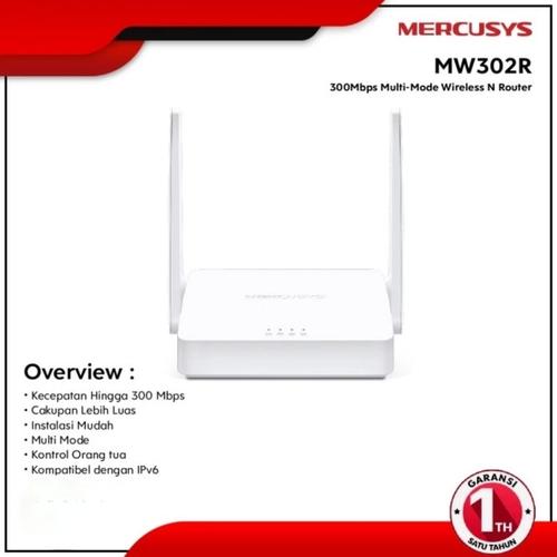 Jual Wifi Wireless N Router Mercusys MW302R Multi Mode 300Mbps - Kota Malang - Pcom malang ...