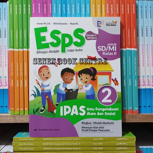 Jual Buku ESPS IPAS Kelas 2 SD Kurikulum Merdeka Erlangga Original - Jakarta Pusat - Senen Book ...