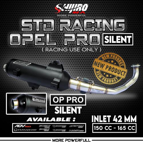 Jual Kenalpot Standar Racing shijiro Tipe Opel Pro aerox n max pcx ...