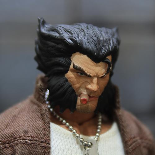 Jual 1/12 Custom Marvel Legends Logan Wolverine Mezco Mafex HS Head ...