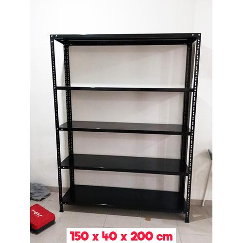 Jual Rak besi siku lubang 5 susun 150 cm x 40 cm x 200 cm - Kota ...