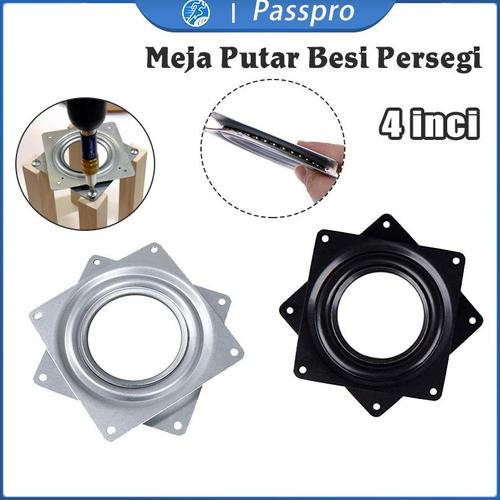Jual JS1 Bearing Meja Putar 4 Inch Lazy Susan Braket Ring Meja Putar ...