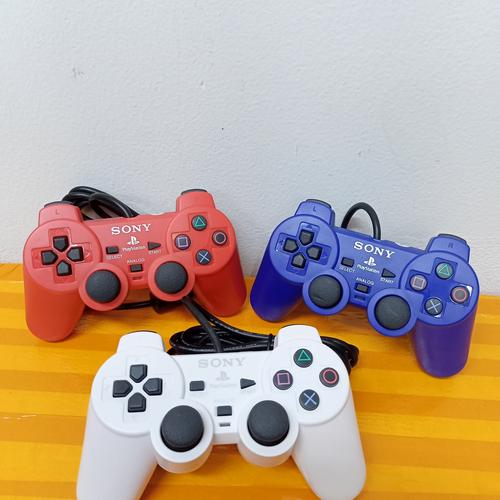 Jual stik ps2 ori pabrik/Joystick ps2 ORI pabrik warna - kabel hitam ...