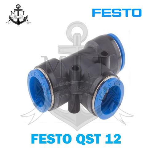 Jual FESTO QST 12 PUSH-IN T CONNECTOR FESTO PUSH-IN T CONNECTOR QST-12 ...