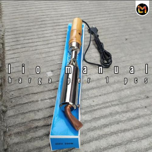 Jual SOLDER LISTRIK/ALAT PATRI 200 WATT 220 VOLT GAGANG KAYU - Jakarta ...