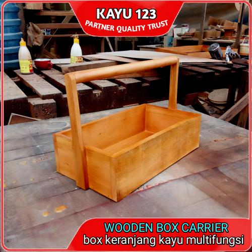 Jual Wooden Box Cartier 35x30x10 Cm Keranjang kayu multifungsi ...
