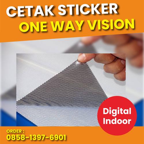 Jual Cetak Stiker One Way Indoor -HighResolusi dan Cepat - Kota ...