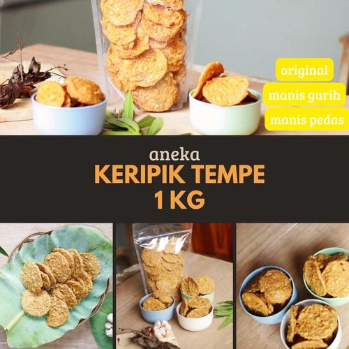 Jual Keripik tempe bandung 1KG / keripik tempe kiloan oleh oleh Bandung ...