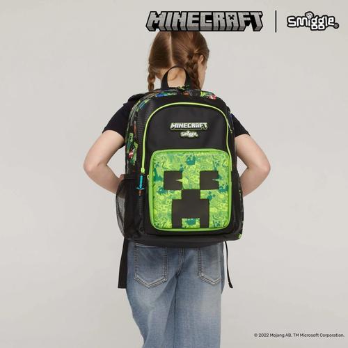 Jual Smiggle Minecraft Backpack Lunchbag Wallet - backpack - Jakarta ...