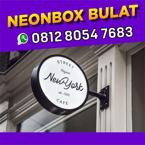 Jual Neon Box Bulat Custom 2 sisi 80cm - custom - Kota Tangerang ...
