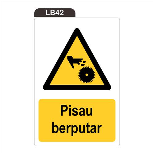 Jual RAMBU PISAU BERPUTAR - S : 20x30 cm, Sticker Only - Kota Cimahi ...