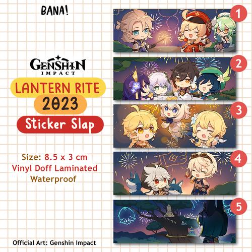 Jual Stiker Slap Genshin Impact Chibi Lantern Rite 2023 | BANA - 1 ...