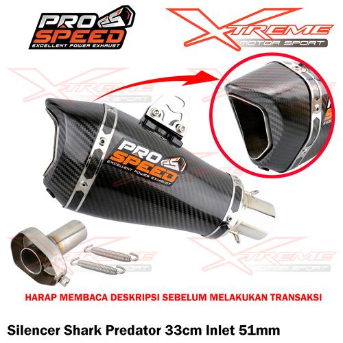 Jual Knalpot Prospeed Shark Predator R25 / MT25 Stainless Fullsystem ...