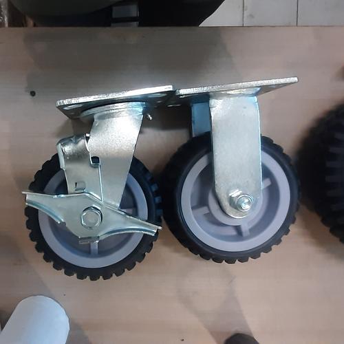 Jual roda troli 6 inchi set hidup mati rubber - 8 - Jakarta Barat ...