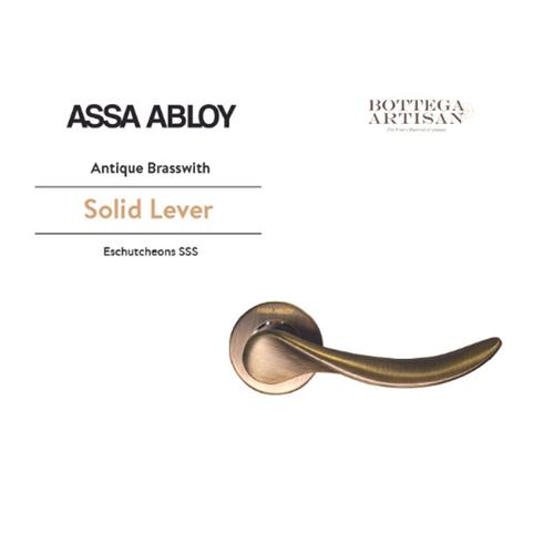Jual Solid Lever On Antique Brass Assa Abloy ASL-020-AB - Kota ...