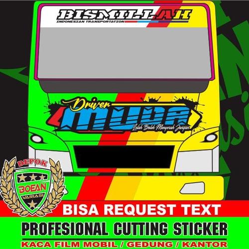 Jual Cutting sticker driver muda truck granmax L300 futura sticker ...
