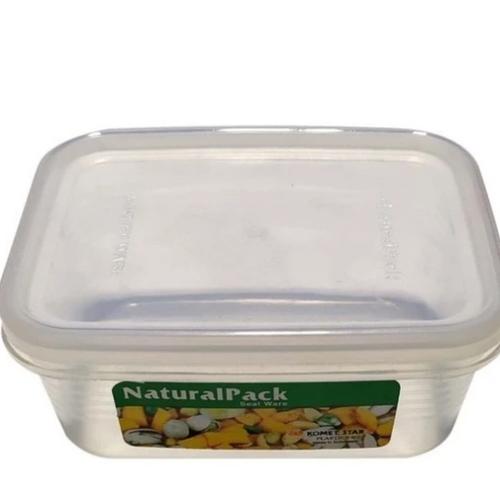 Jual Toples Sealware Plastik Segi Empat Natural Pack Komet Star 250 ml ...