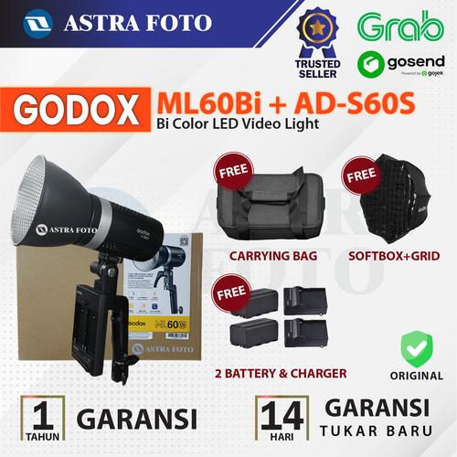 Promo Godox ML60Bi LED Light Ml-60BI - Video Light Bi Color - Godox ...