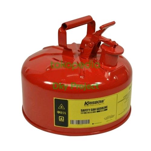 Jual Jerigen Tempat Penyimpanan Bahan Bakar 9.5 Ltr Safety Can Gasoline ...
