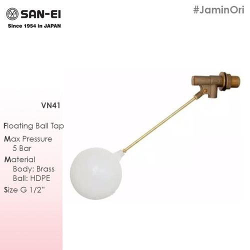 Jual San-Ei Floating Valve Pelampung Air 1/2 inch - Tandon Air VN41 ...
