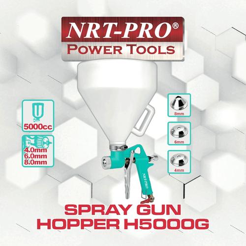 Jual Spraygun Texture NRT-PRO H5000G Air Spray Gun Hopper Cement - Kota ...
