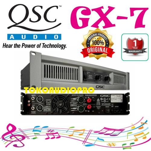 Jual QSC GX7 2 -Channel Power Amplifier qsc gx-7 Original - Jakarta ...