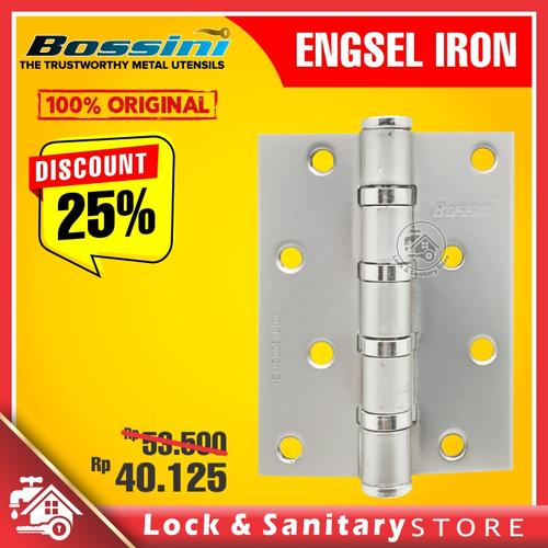 Jual Engsel Iron BOSSINI BSN 4X3X3mm 4BB Engsel Pintu Engsel Kupu Kupu ...