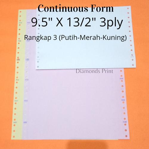 Jual Kertas Faktur 3 ply 9.5 x 13 Invoice Surat Jalan Nota Continuous ...
