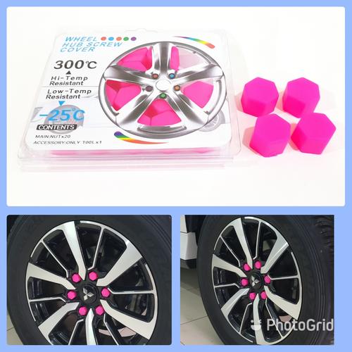 Jual Tutup Baut Roda 19mm Cover Baut Velg Mobil Silicon Wheel Cover ...