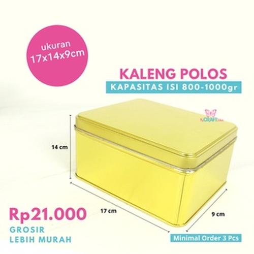 Jual Kaleng Kotak | Kaleng Polos Warna Gold | Kaleng Souvenir - Kota ...