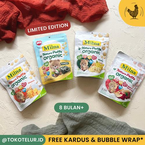 Promo MILNA PUFF - Organic Nature Puff | Snack Biskuit Camilan Bayi ...