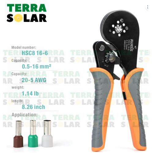 Jual IWISS Tang Skun Ferrule HSC8 16 Hexagon 0.5-16mm² / Square 6-16mm² ...