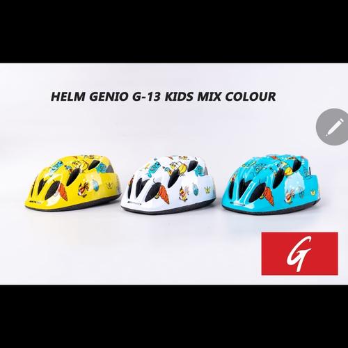 Jual helm anak genio G13 ukuran s 48 53 cm adjuster Keren - kuning ...