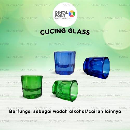 Promo Cucing/Dappen Glass Dental/Gelas Alkohol - Biru - Kota Surabaya ...