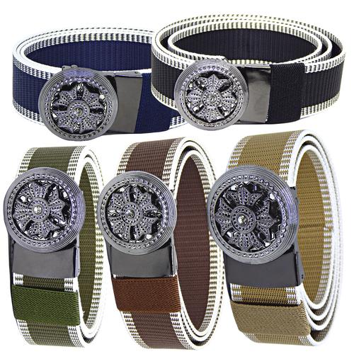 Jual BELT GESPER IKAT PINGGANG PRIA UFA KEPALA JEPIT METAL PUTAR TALI ...