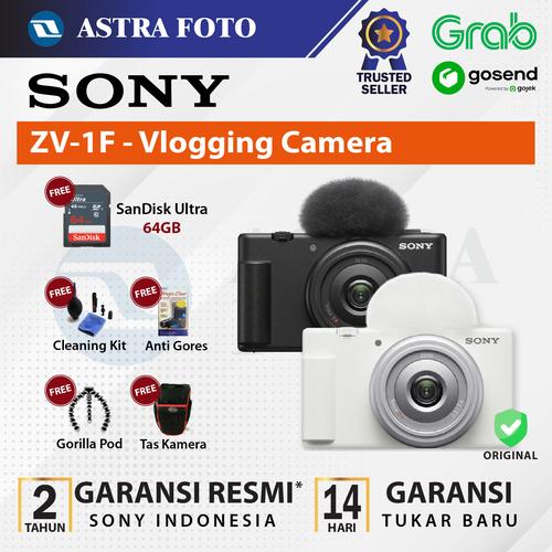 Promo Sony ZV-1F Vlogging Camera Sony ZV1F Sony ZV1 F Sony Z V1F RESMI - White, STANDARD Cicil 0 ...