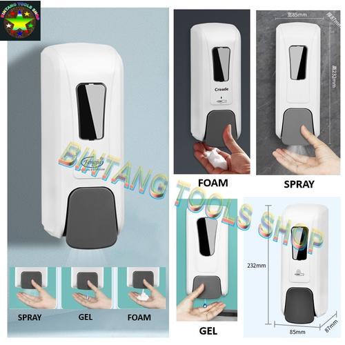 Jual F1407 Touch Hand Soap Dispenser Foam Gel Spray Tempat Sabun Hotel ...