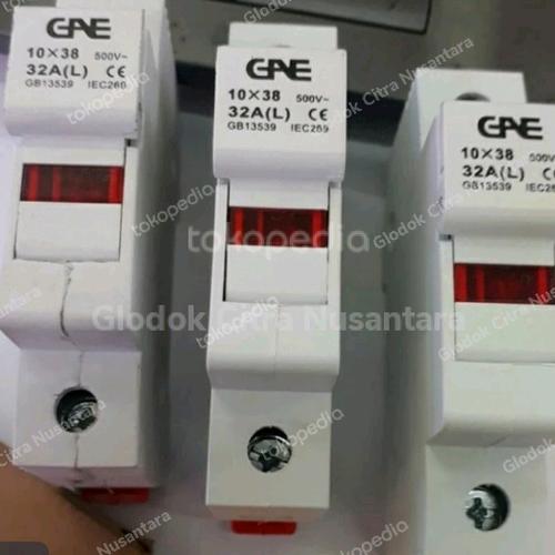 Jual GAE Germany Fuse Holder 1Pole 10 x 38 Max 32A Voltage 690V ...